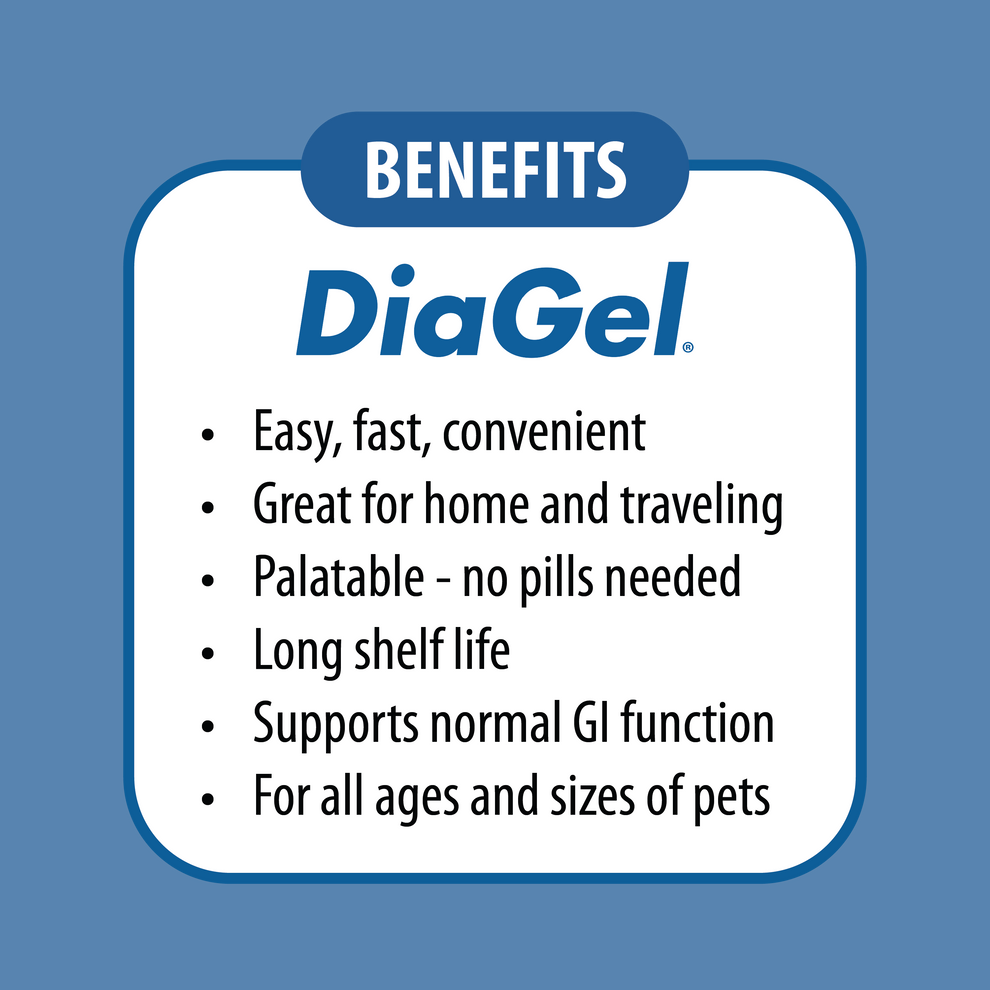 DiaGel for Small Dogs 1-30 lbs. - Orally Administered Gel for Occasion ...